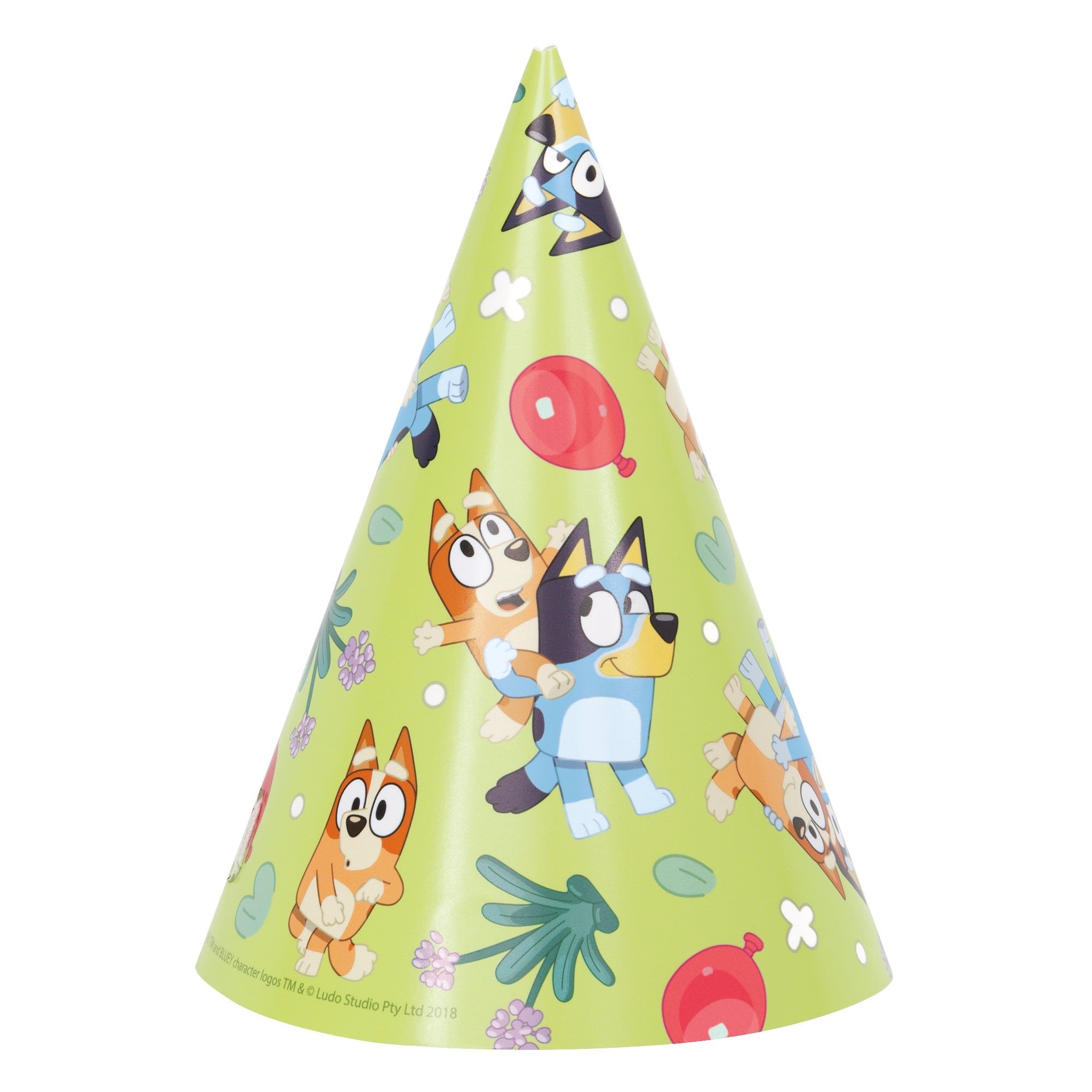 Bluey Party Hats - 8ct – PandoraParty